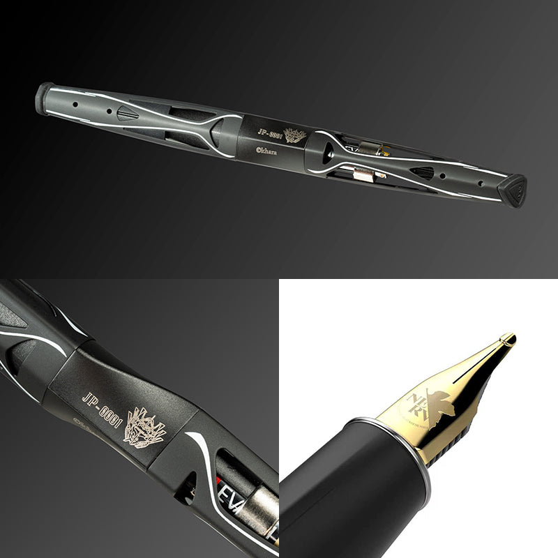 [Evangelion x Gravity.Mobius] Unit-01 Fountain Pen & Ballpoint Pet Jap ...